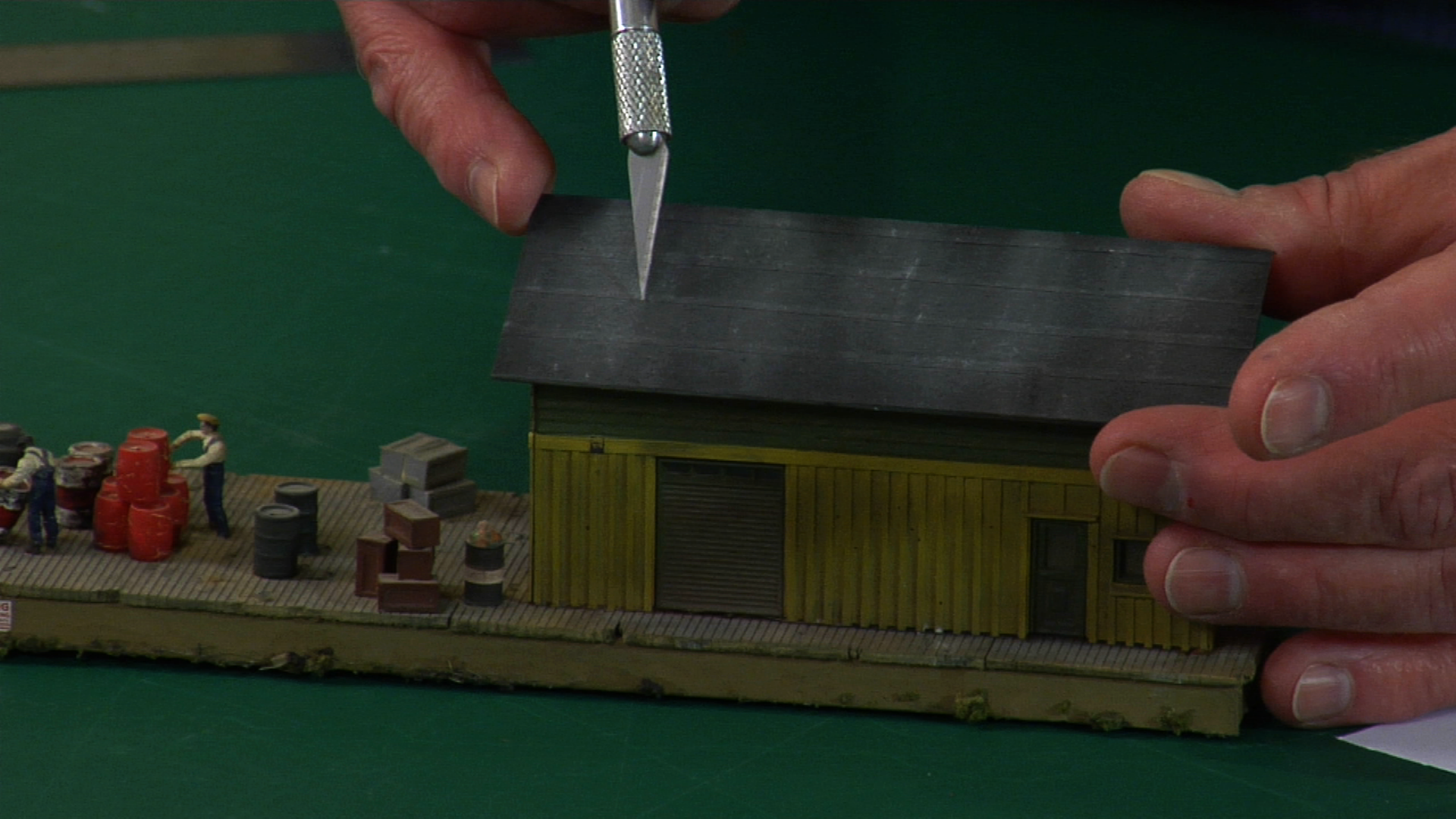 How to Make Rolled Model Railroad Roofing | Model Railroad Academy