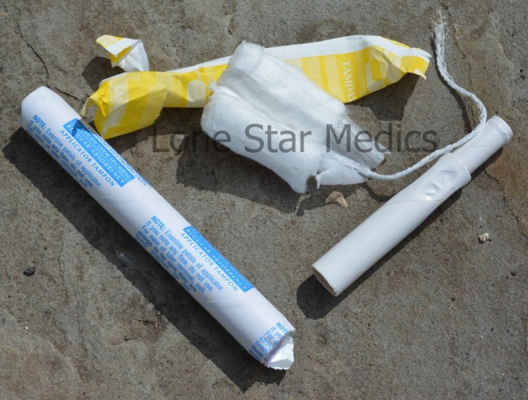 Severe Bleeding First Aid Misconceptions: Tampons | Personal Defense ...