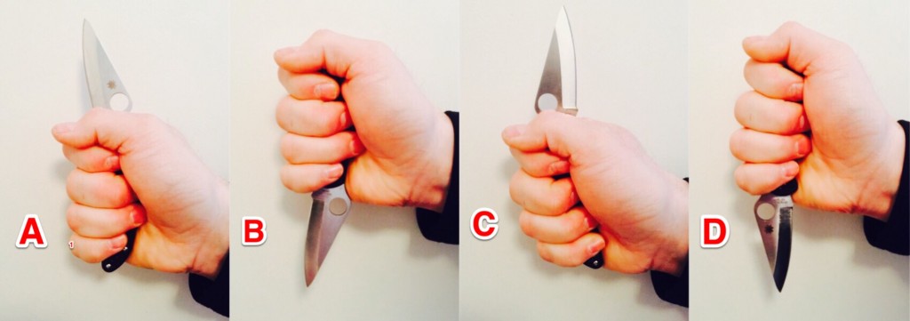 Conventional and Unconventional Knife Grips | Personal Defense Network ...