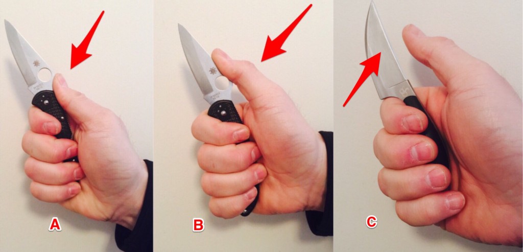 Conventional and Unconventional Knife Grips | Personal Defense Network ...