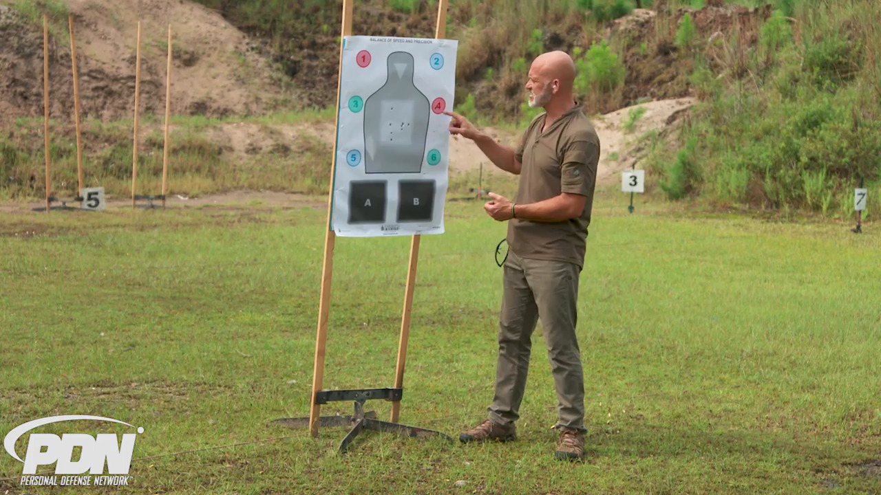 Balance of Speed & Precision Target and Drill | Personal Defense Network