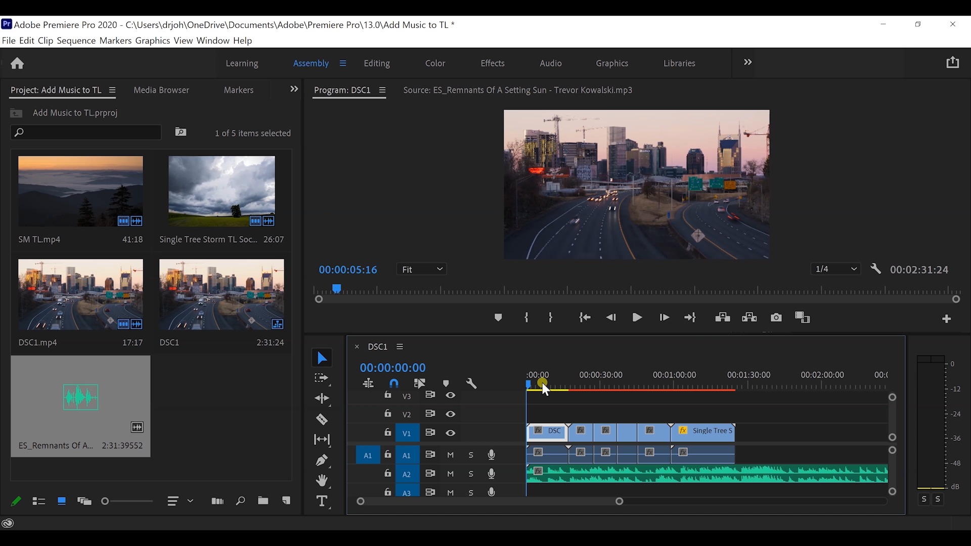 How to Add Music to Outdoor Time-Lapse Photography