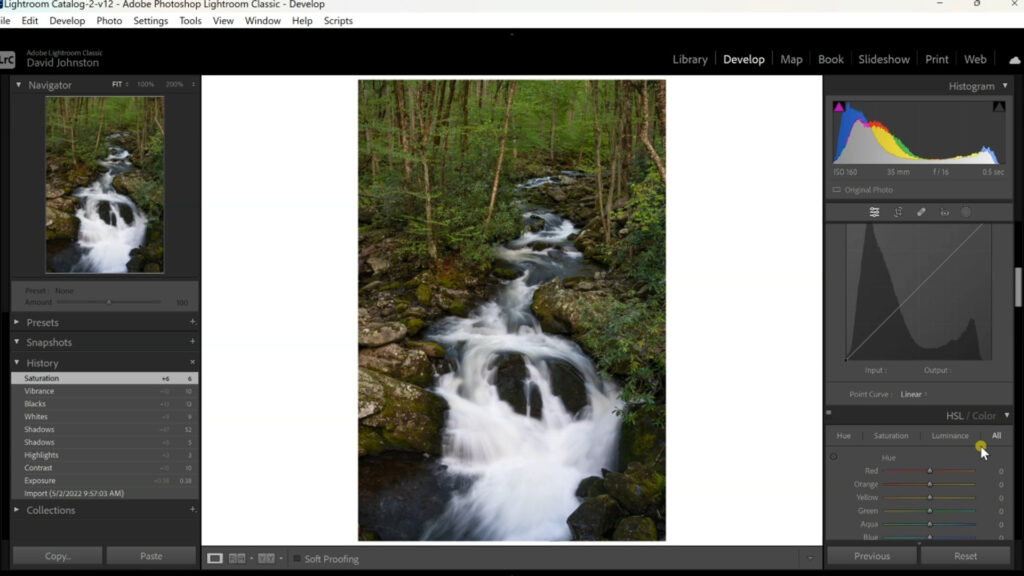 Editing a Photo Only Using the Histogram | OPG | www ...