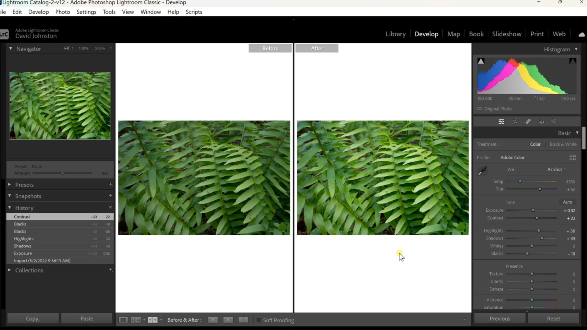 Editing a Photo Only Using the Histogram | Outdoor Photography Guide
