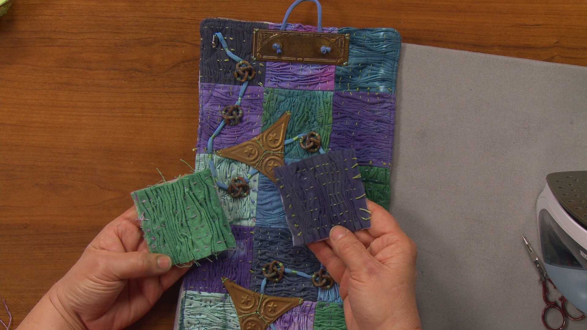 How to Gather Fabric to Create Texture | National Quilters Circle