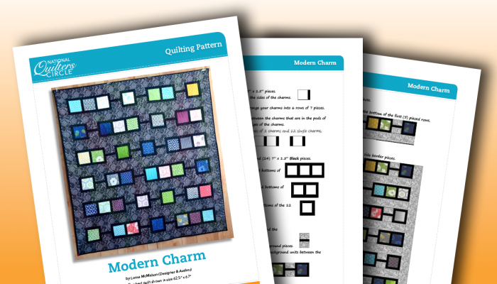 Modern Charm Pattern | National Quilters Circle