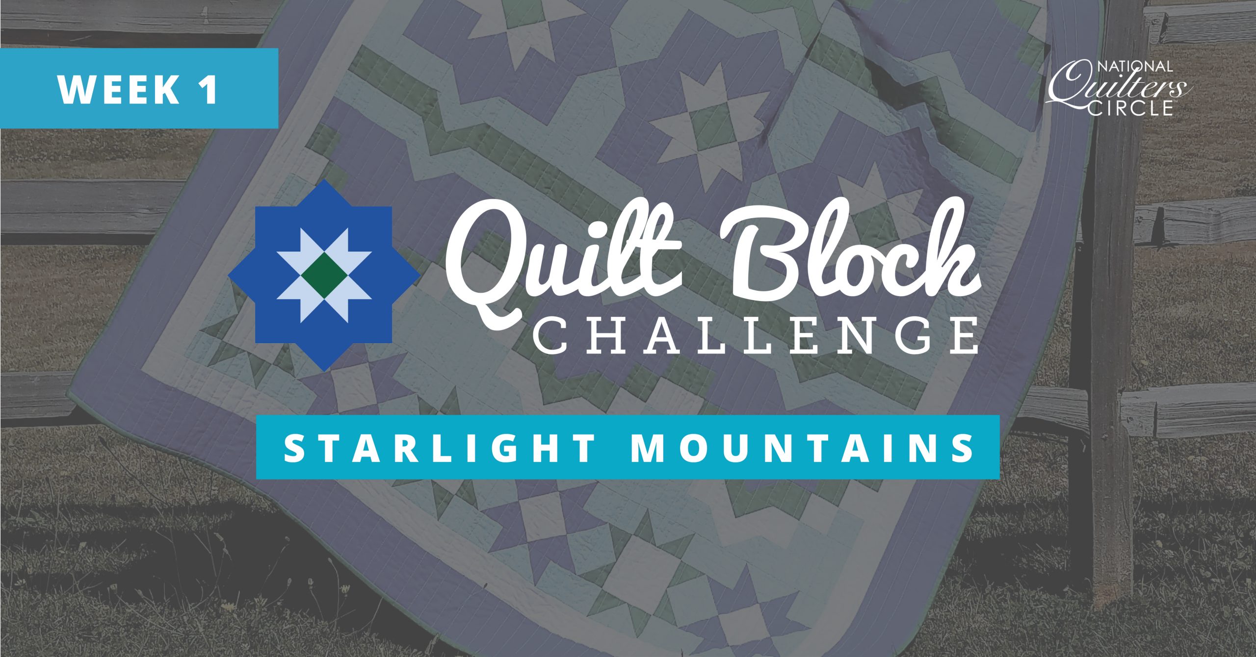Starlight Mountains Quilt Block Challenge: Week 1 | National Quilters ... Starlight Mountains Quilt Block Challenge: Week 1 | National Quilters ...