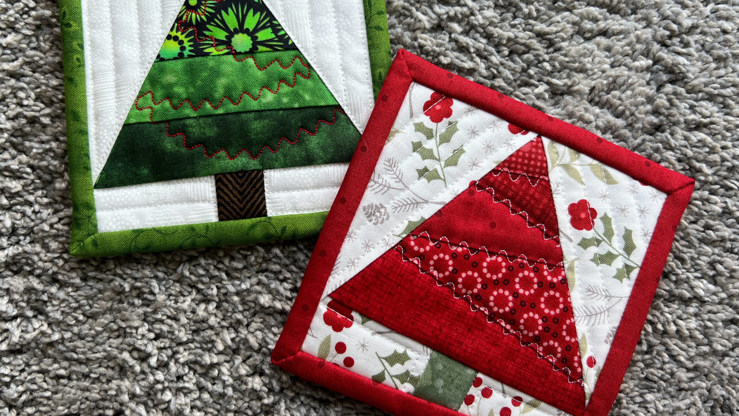 Christmas Tree Coaster | National Quilters Circle