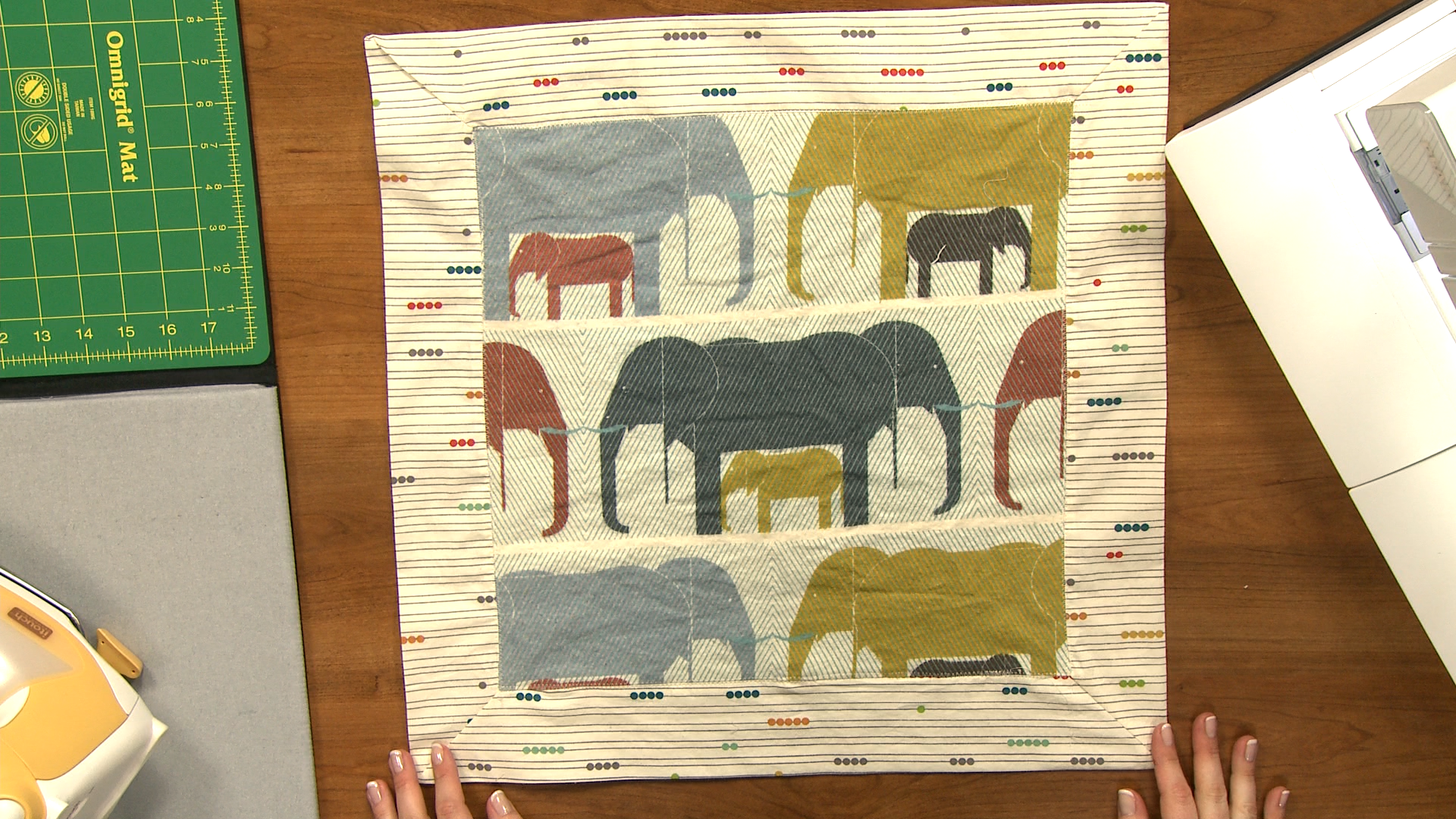 Create an Easy Baby Sized Blanket | National Sewing Circle | National ...