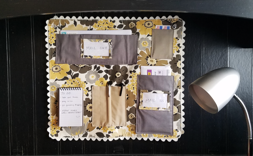 Oh Sew Cute Sewing Challenge Project 2: Wall Organizer | National ...