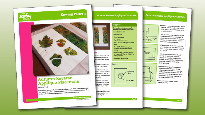 For the Home 7-Pattern Set | National Sewing Circle