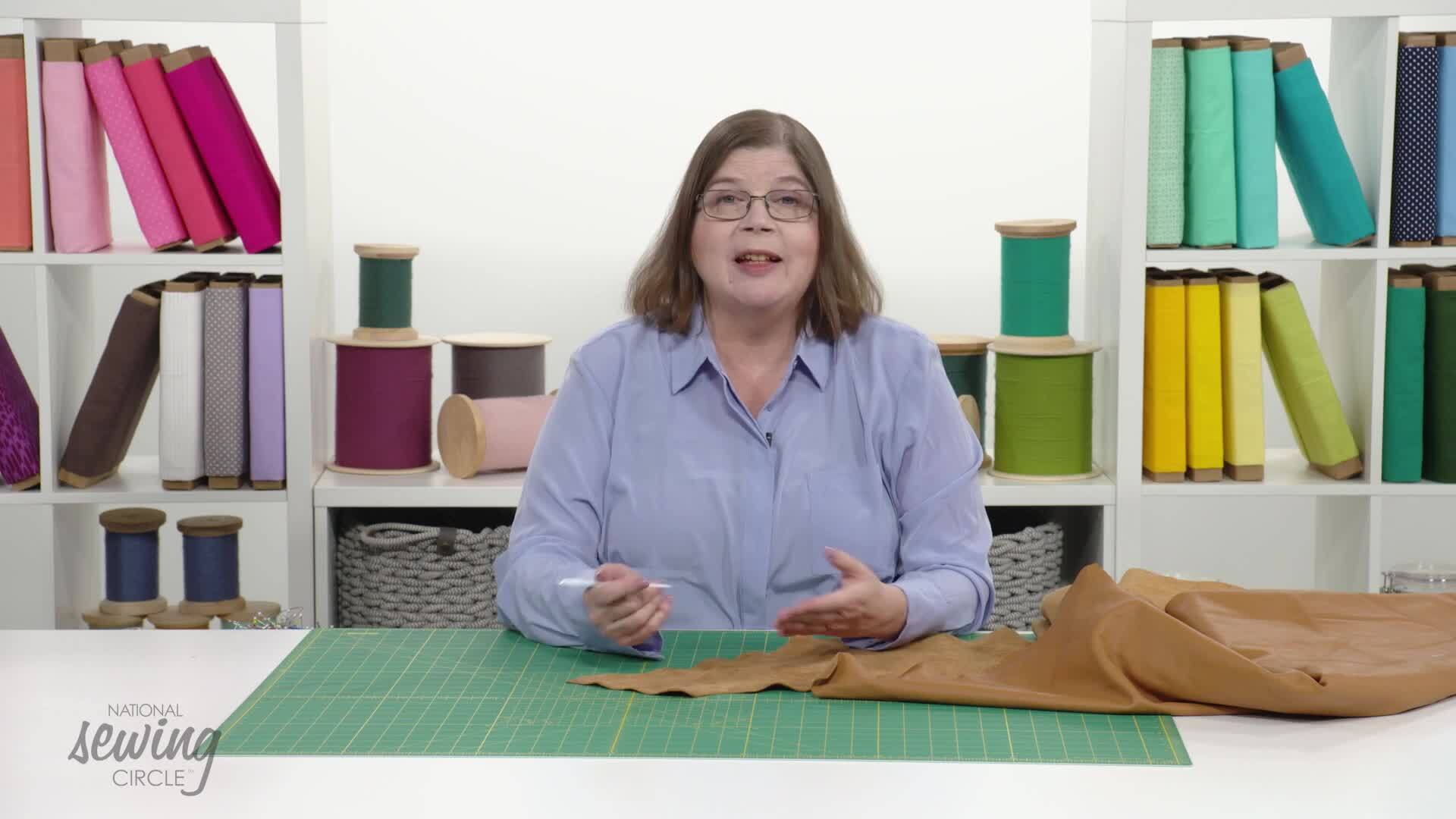 Quick Tips: Marking Suede Without Residue | National Sewing Circle