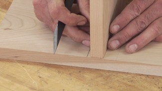 Cutting a Cross Halving Joint