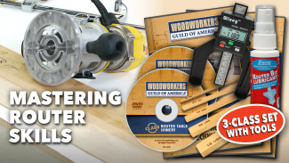 Mastering Router Skills 3-DVD Class Set with 3 Tools | WoodWorkers ...