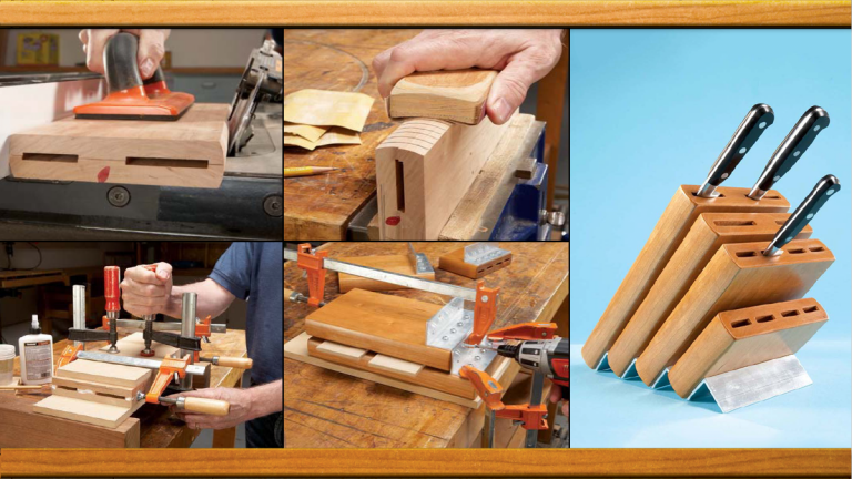 4-Tier Knife Block Plan | WoodWorkers Guild of America