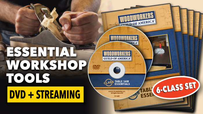 Essential Workshop Tools 6-DVD Class Set (DVD+Streaming Video ...