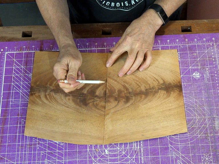 How to Create a Simple Veneer Book Match Without Special Tools ...