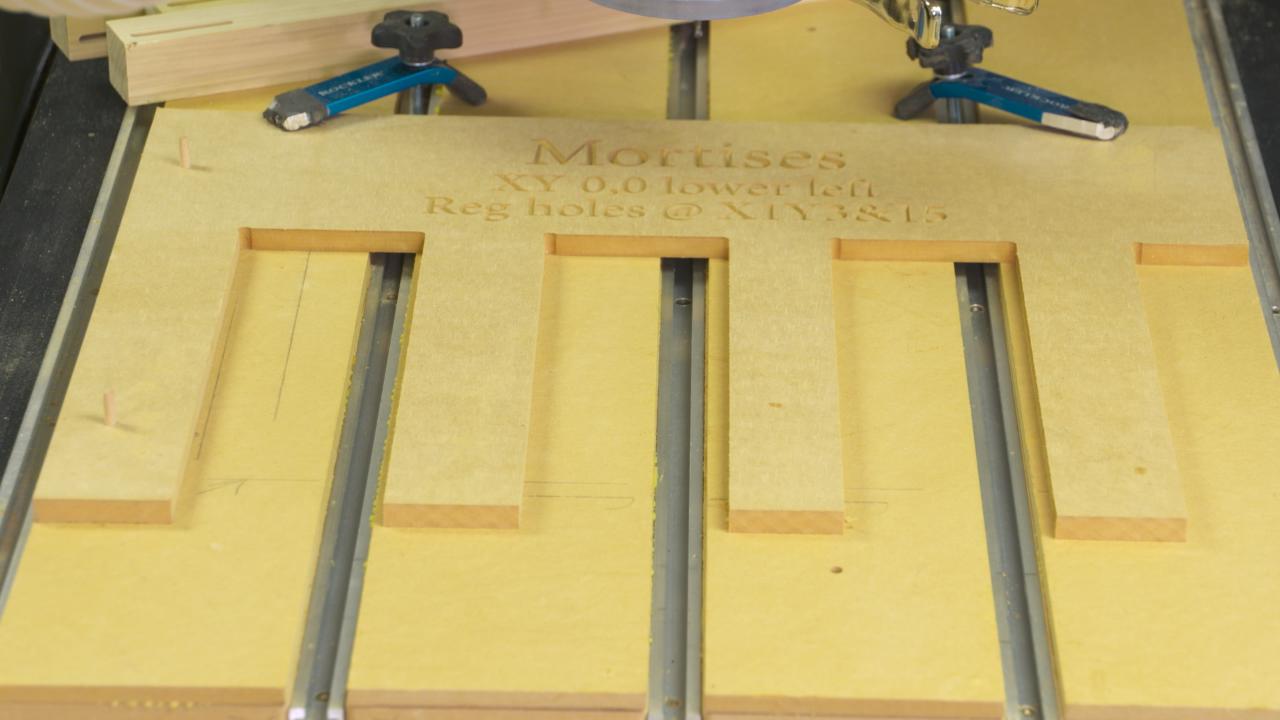Cutting Mortises On Your Cnc Woodworkers Guild Of America