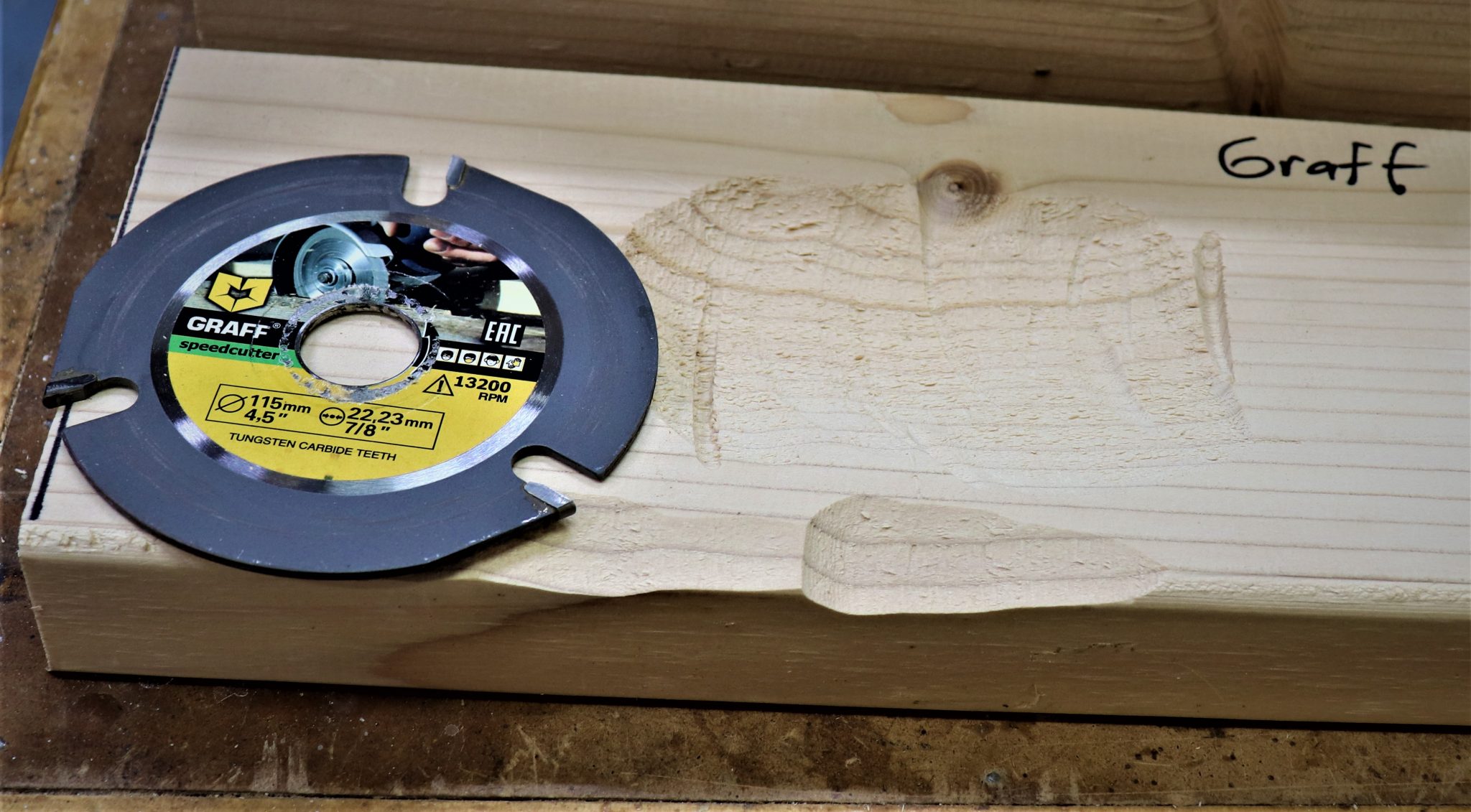 Wood Carving Disc for your Angle Grinder | WoodWorkers Guild of America