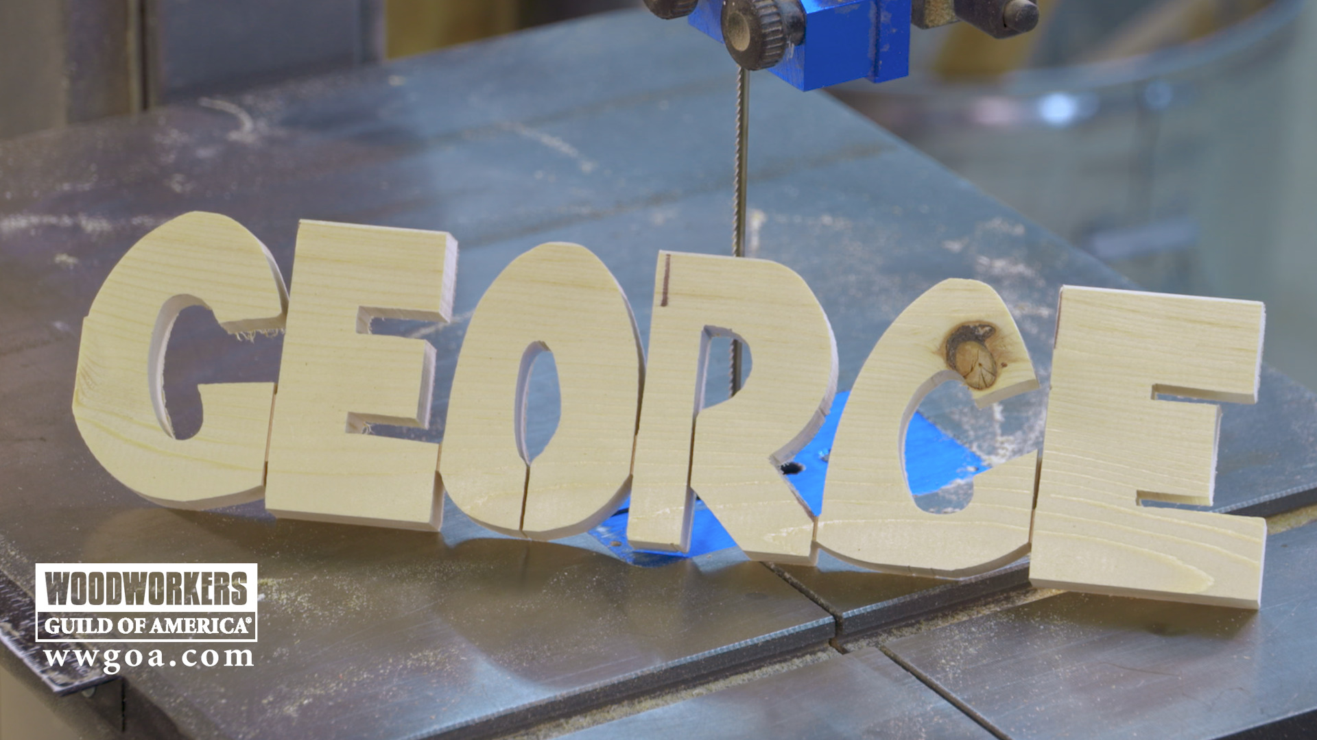 Making Bandsawn Letters | WoodWorkers Guild of America